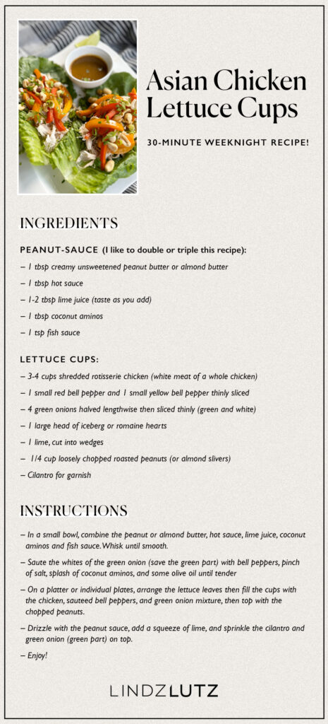 30-Minute Weeknight Recipe - Lindsey Lutz